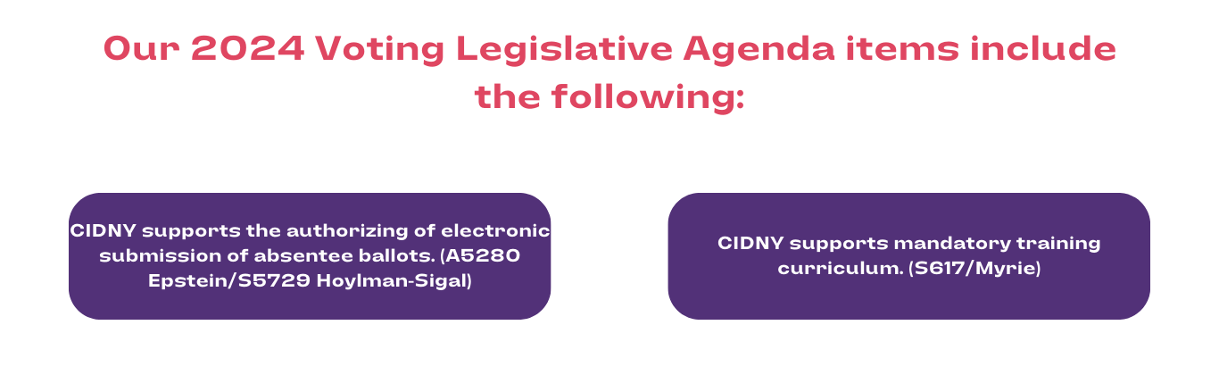 Voting Accessibility – Center for Independence of the Disabled, New York